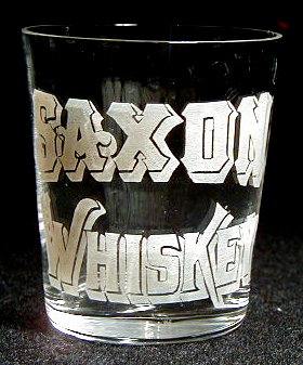pre-Pro Shot Glass: "Saxon Whiskey"