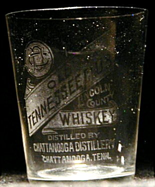 pre-Pro Shot Glass: "Old Tennessee Club Lincoln County"